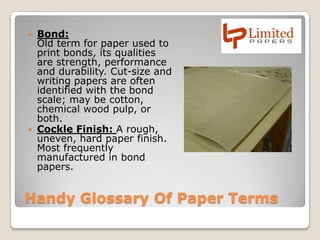 Everything You Need To Know About Paper Part 2 - Limited Papers | PPTX