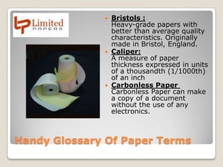 Everything You Need To Know About Paper Part 2 - Limited Papers | PPTX