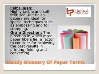 Everything You Need To Know About Paper Part 2 - Limited Papers | PPTX