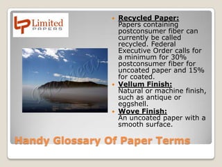 Everything You Need To Know About Paper Part 2 - Limited Papers | PPTX