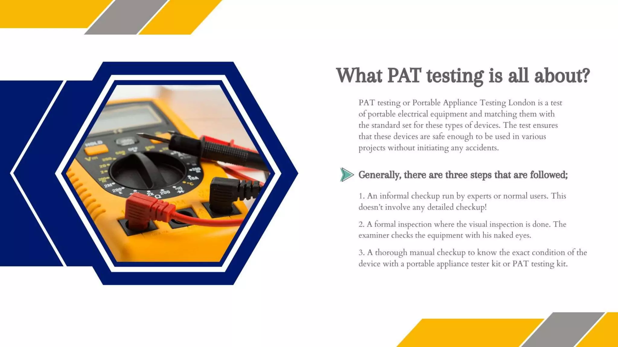 Everything you need to know about Portable Appliance Testing or PAT | PPT