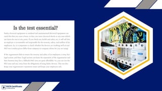 Everything you need to know about Portable Appliance Testing or PAT | PPT