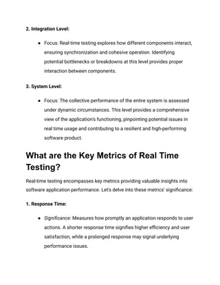 Everything you need to know about Real Time Testing.pdf | Cloud ...