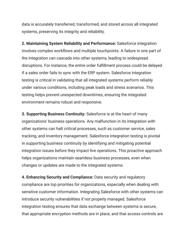Everything You Need To Know About Salesforce Integration Testing Pdf