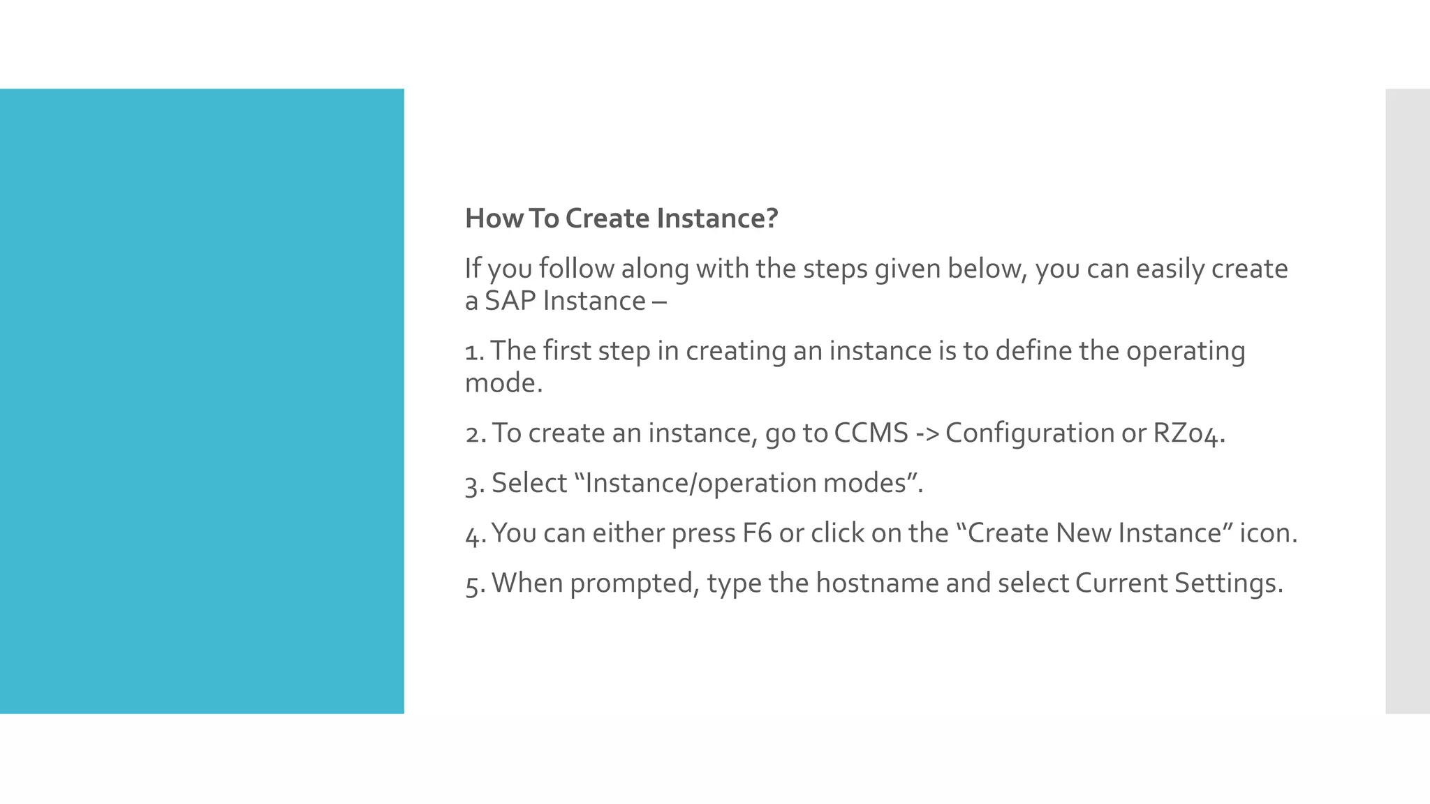 Everything You Need To Know About SAP Instance & SAP SID | PPTX