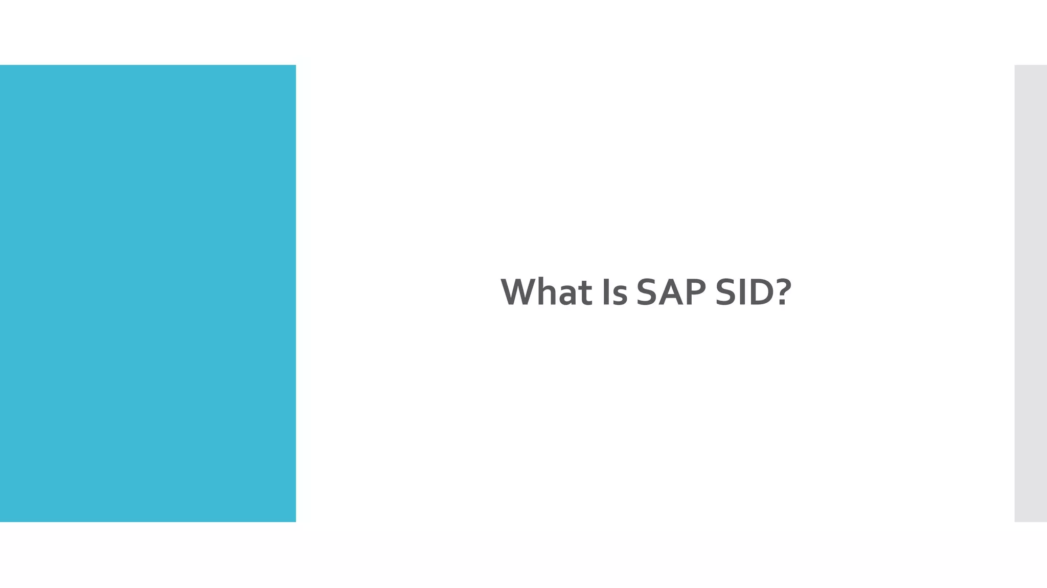 Everything You Need To Know About Sap Instance And Sap Sid Ppt