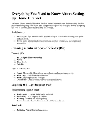 Everything You Need to Know About Setting Up Home Internet.pdf ...