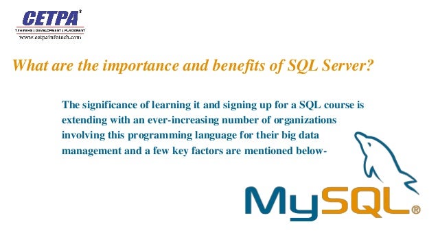 Everything You Need to Know about SQL Server | PPT