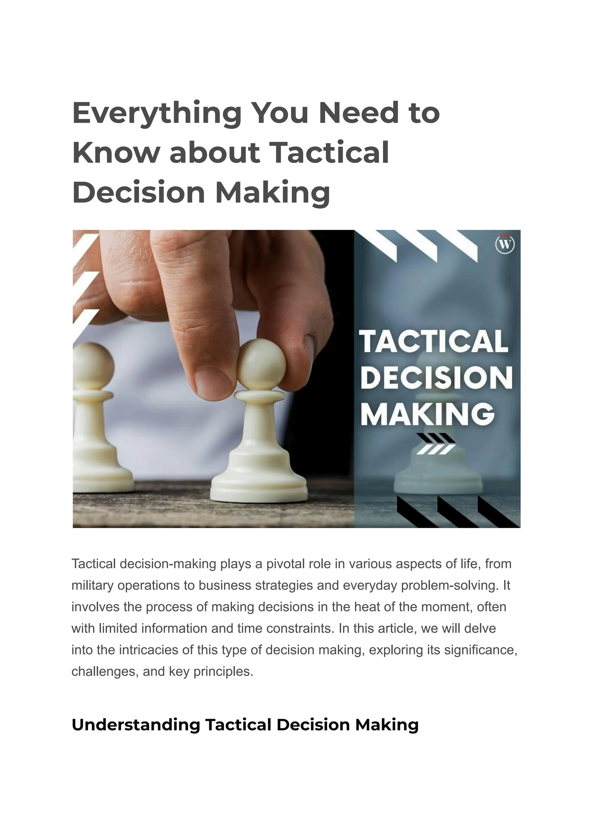 Everything You Need to Know about Tactical Decision Making.pdf