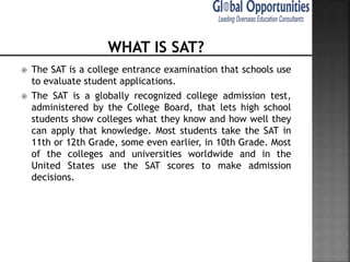 Everything You Need To Know About the Sat | PPT