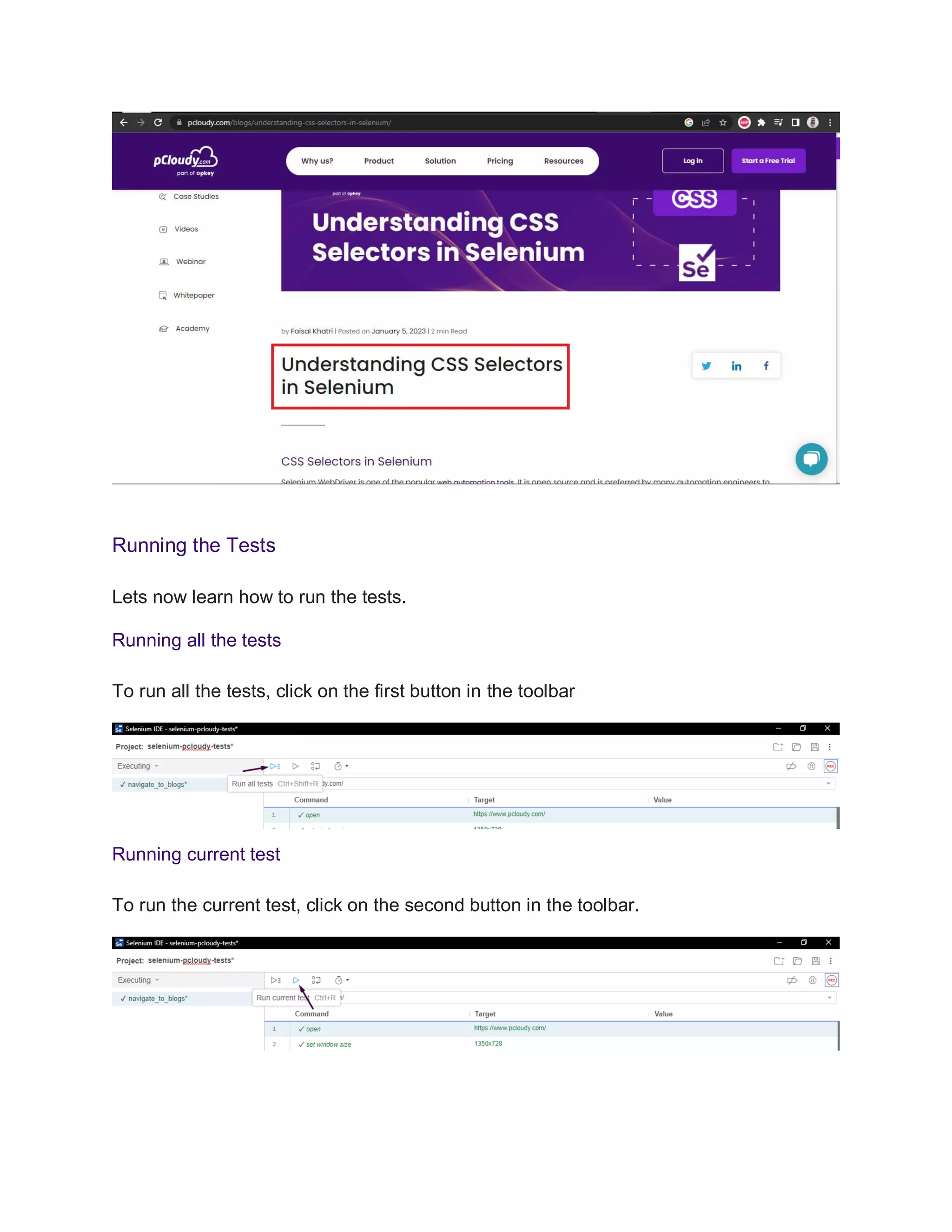 Everything you need to know about the Selenium IDE: Tutorial | PDF