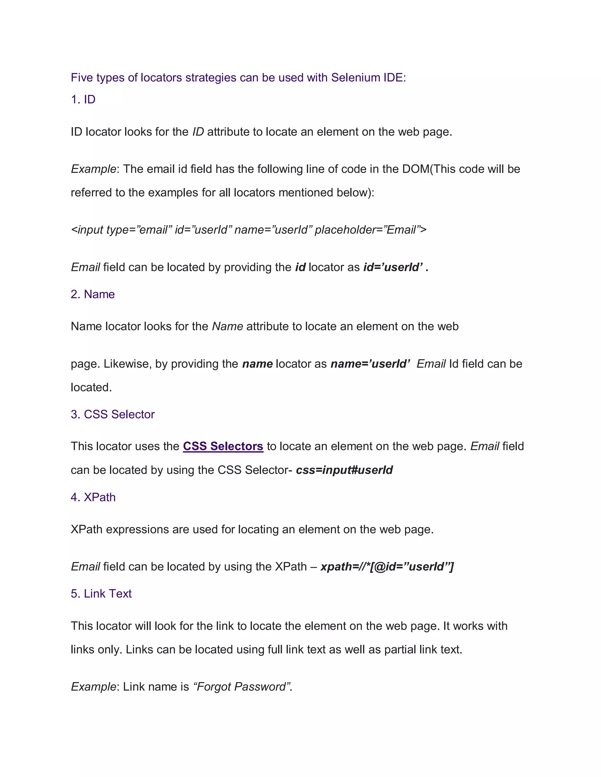 Everything you need to know about the Selenium IDE: Tutorial | PDF