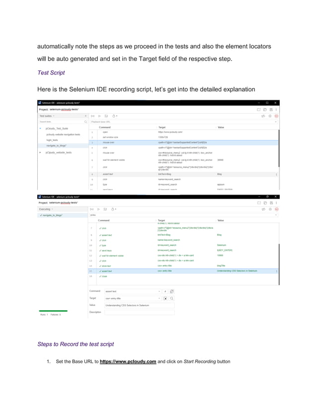 Everything you need to know about the Selenium IDE: Tutorial | PDF