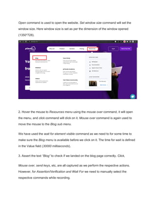 Everything you need to know about the Selenium IDE: Tutorial | PDF