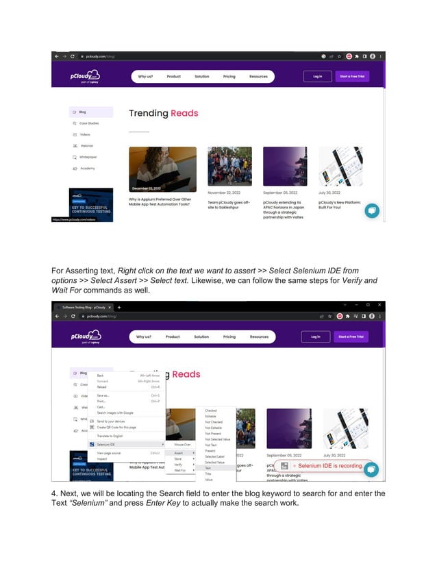 Everything you need to know about the Selenium IDE: Tutorial | PDF Everything you need to know about the Selenium IDE: Tutorial | PDF