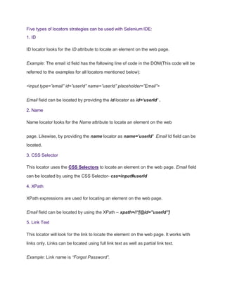 Everything you need to know about the Selenium IDE: Tutorial | PDF