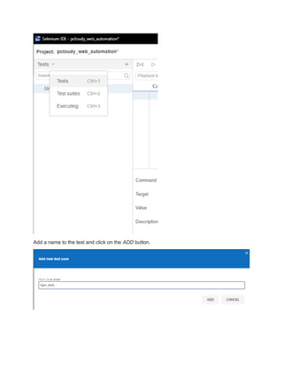 Everything you need to know about the Selenium IDE: Tutorial | PDF