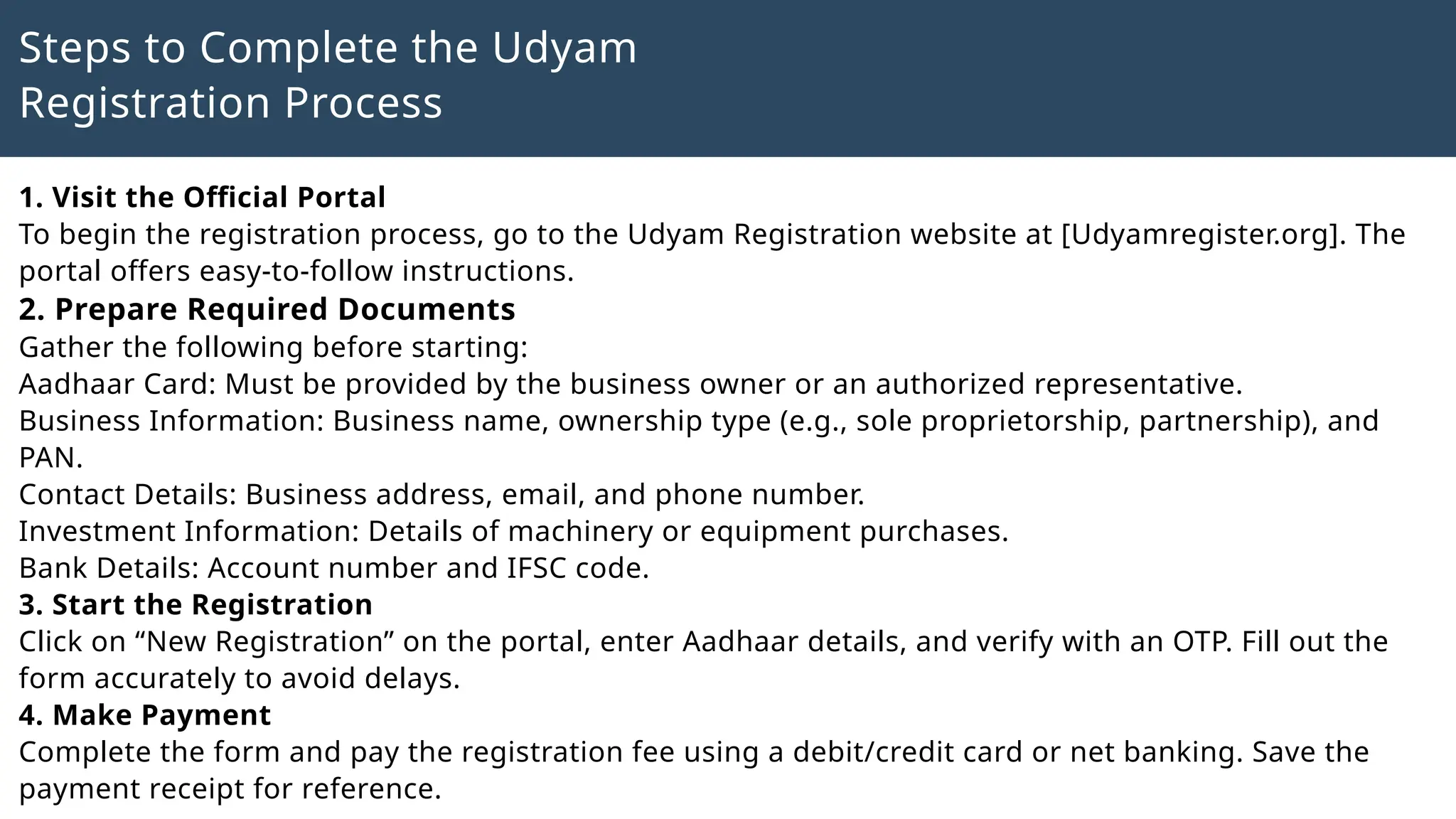 Everything You Need to Know About the Udyam Registration Process.pptx