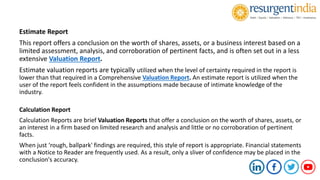 Everything you need to know about the valuation report | PPTX