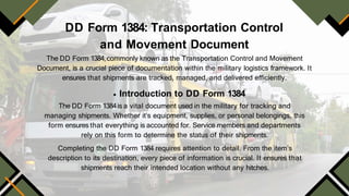Everything You Need To Know About Transport Documentation Military.pptx ...