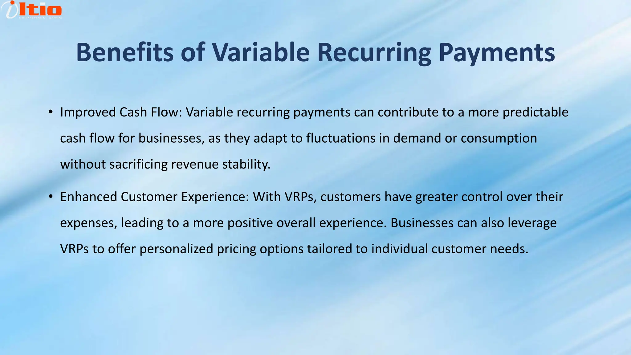Everything you need to know about Variable Recurring | PPT