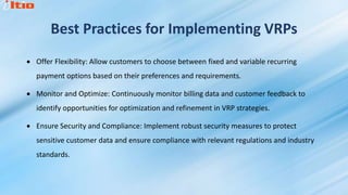 Everything you need to know about Variable Recurring | PPT