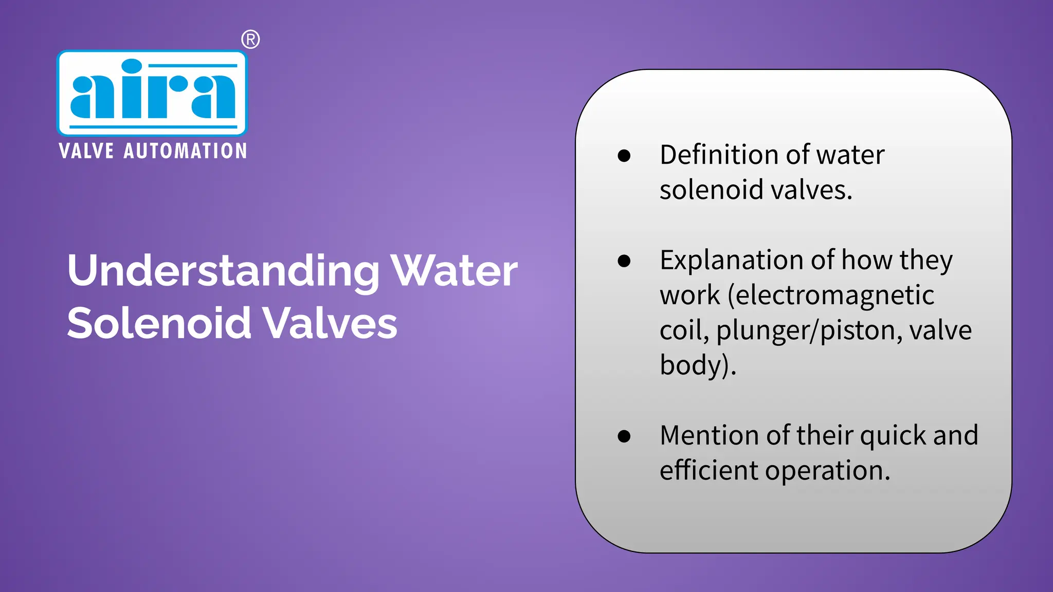 Everything You Need to Know About Water Solenoid Valves | PPT