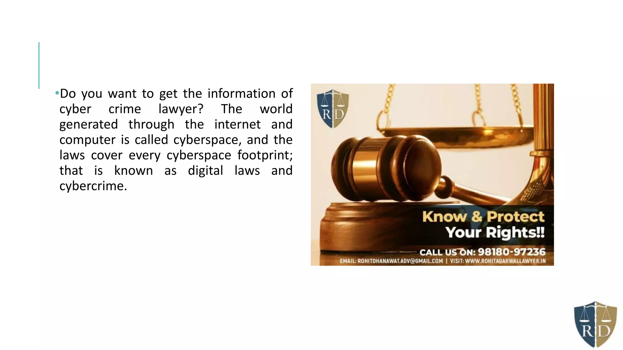Everything you should know about cyber Lawyer | PPTX