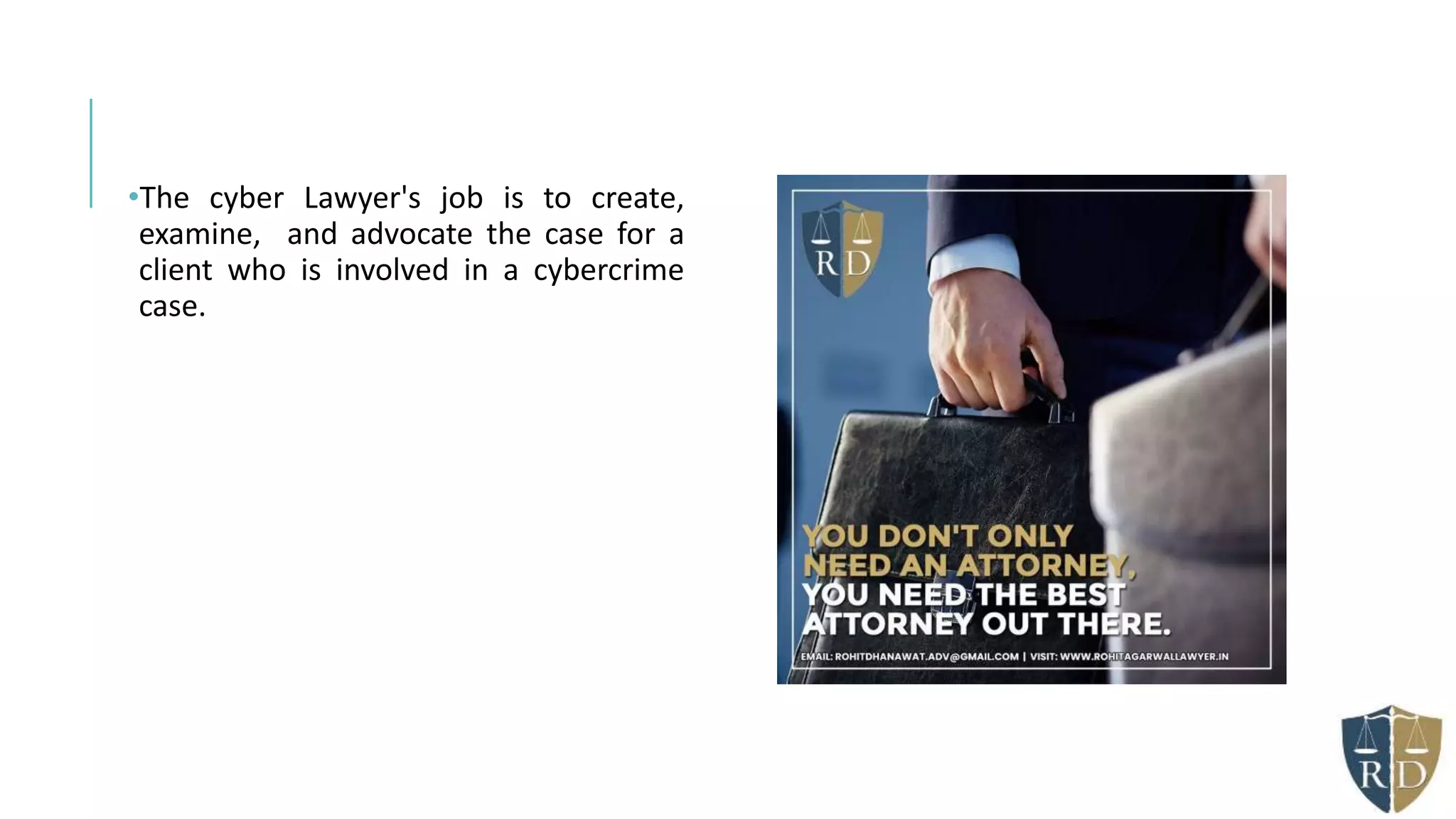 Everything you should know about cyber Lawyer | PPTX