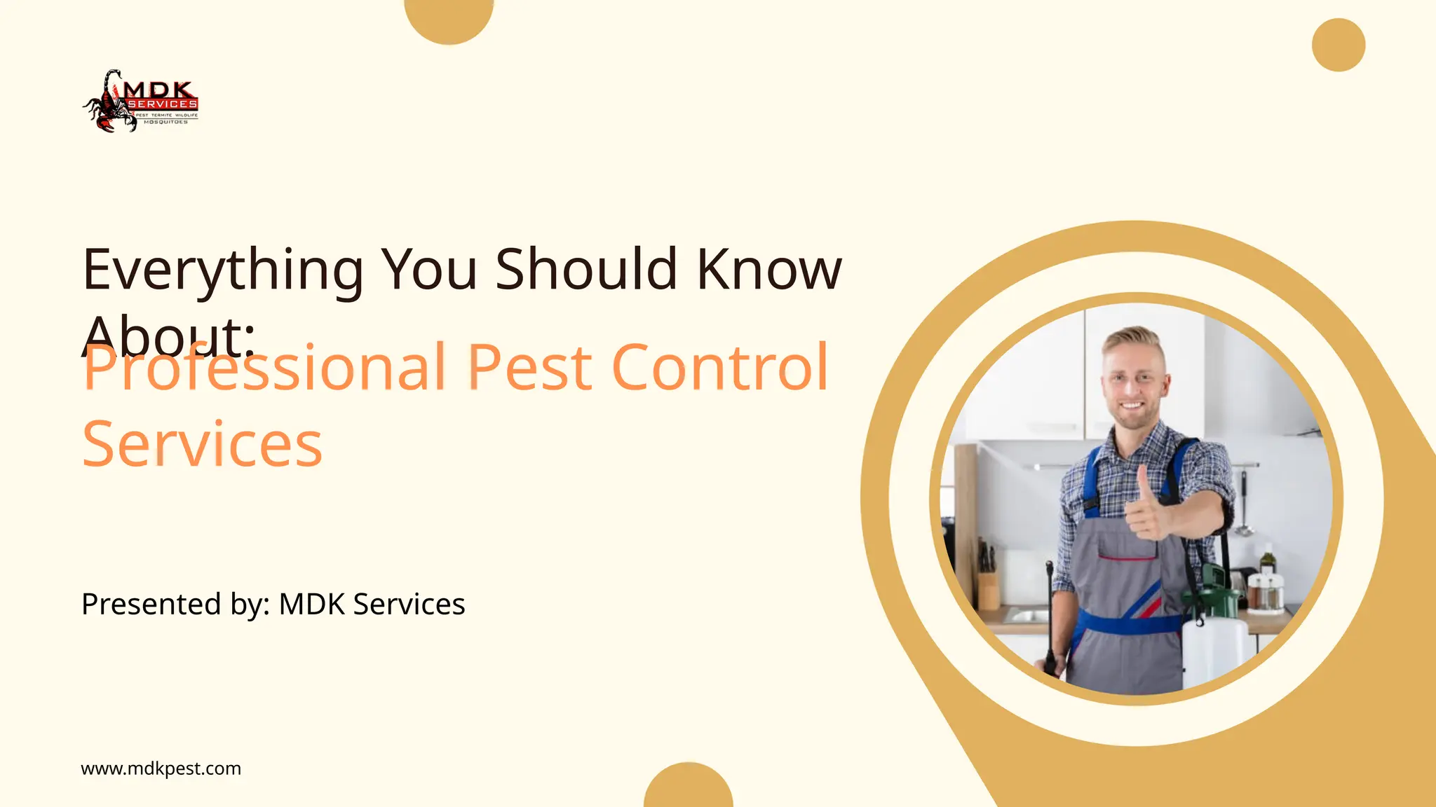 Everything You Should Know About Professional Pest Control Services | PPTX