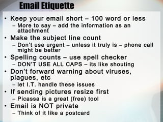 Everything you wanted to know about email | PPT
