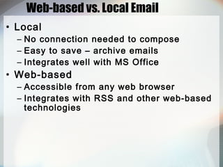 Everything you wanted to know about email | PPT