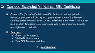 EV (Extended Validation) SSL Certificate | PPT