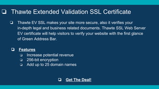 EV (Extended Validation) SSL Certificate | PPT