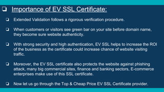 EV (Extended Validation) SSL Certificate | PPT