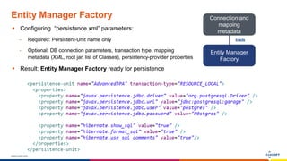 Евгений Капинос "Advanced JPA (Java Persistent API)" | PPT