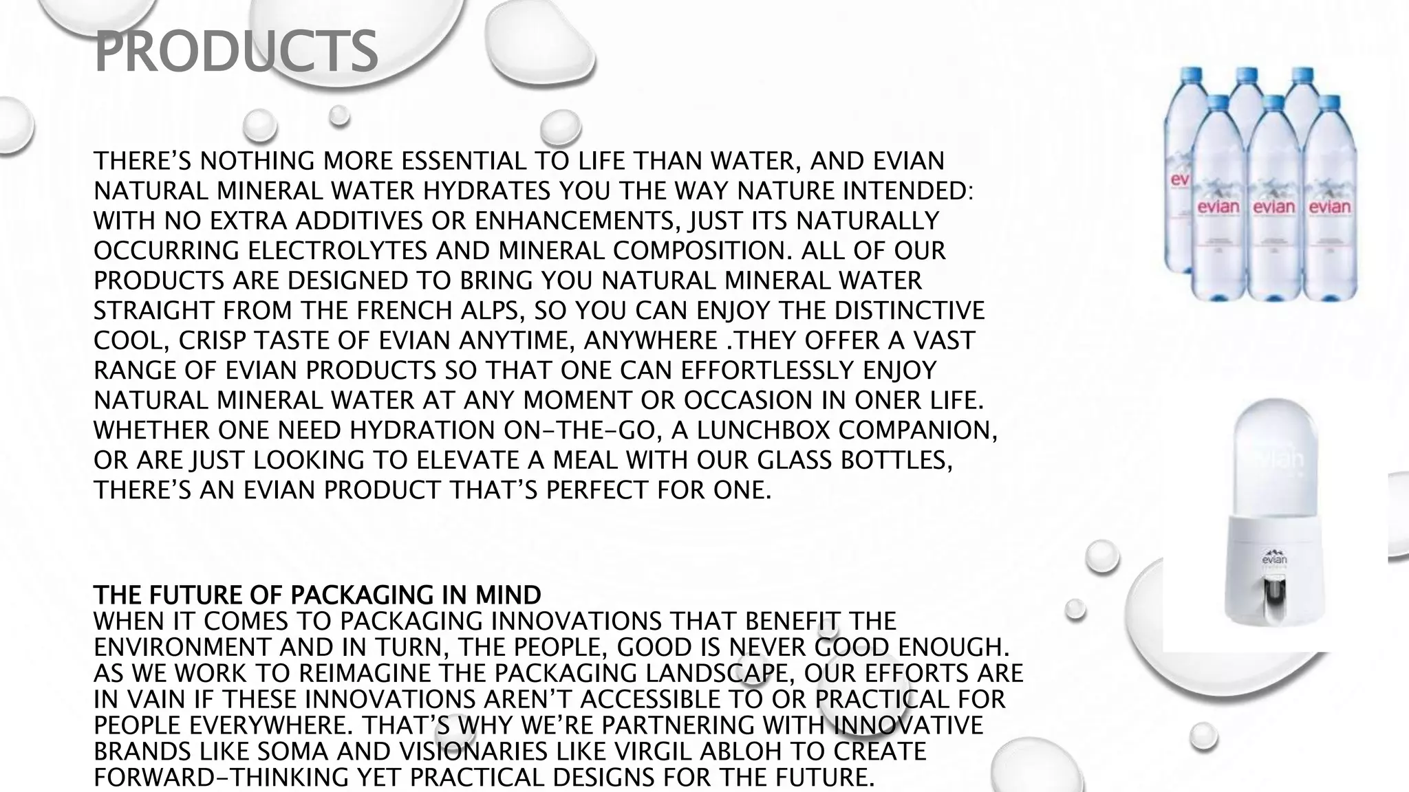 Evian Case Study- Presentation- Marketing Management- MBA | PPTX | Advertising Industry | Industries