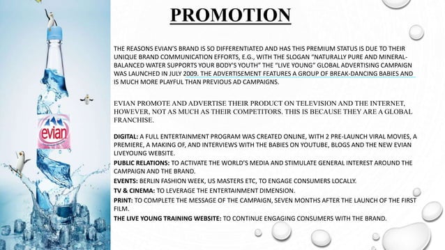 Evian Case Study- Presentation- Marketing Management- MBA | PPTX | Advertising Industry | Industries