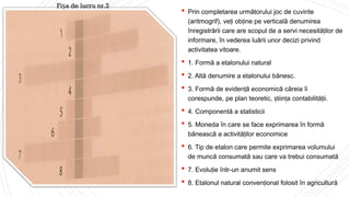 EVIDENȚA ECONOMICĂ - descriere si tipuri | PPT