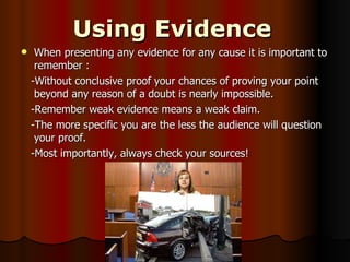 Evidence!! | PPT