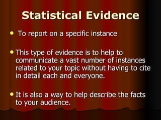 Evidence!! | PPT