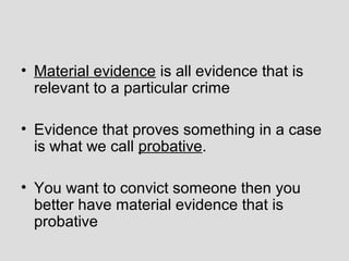 Evidence | PPT