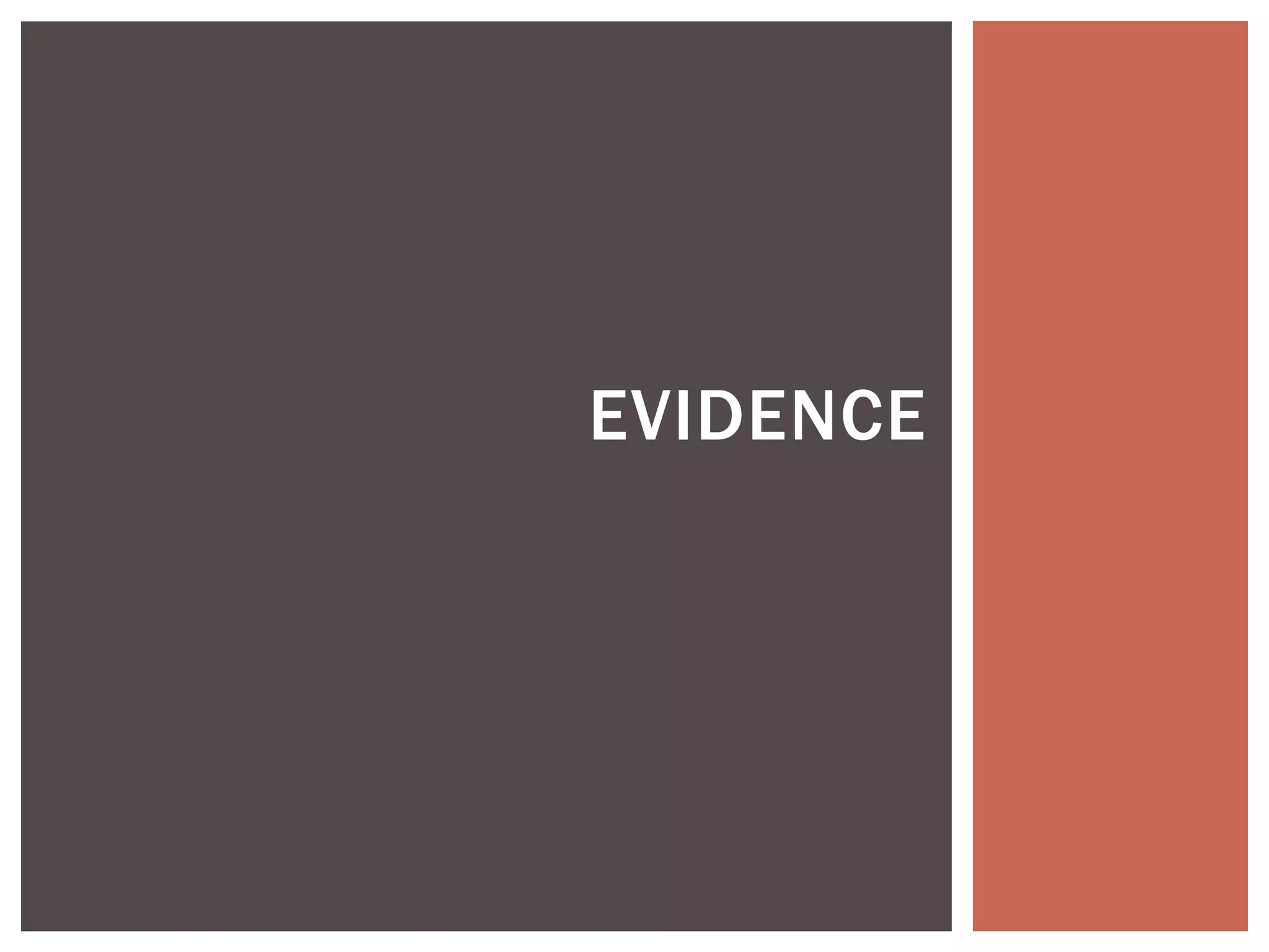 Evidence | PPTX