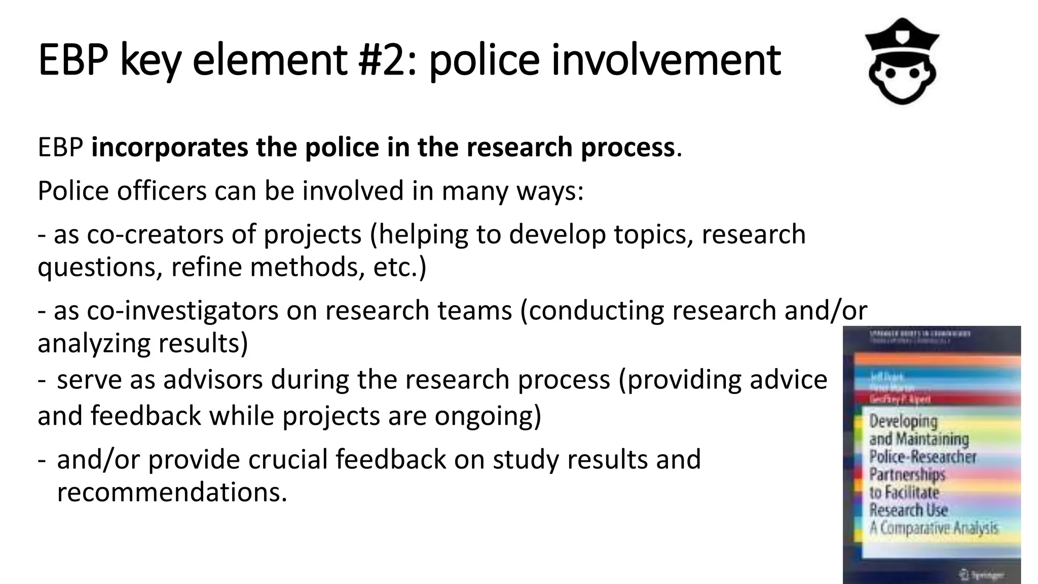 Evidence Based Policing - Intro | PPTX