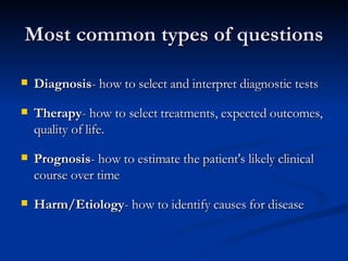 Evidence Based Medicine Pediatrics | PPT