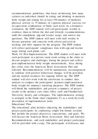 Evidence-Based InterventionThe intervention for the DNP project | PDF