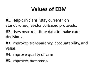 Evidence based medicine | PPTX