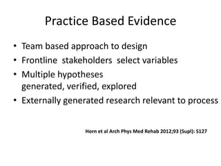 Evidence based medicine today | PPTX | Physical Therapy | Wellness