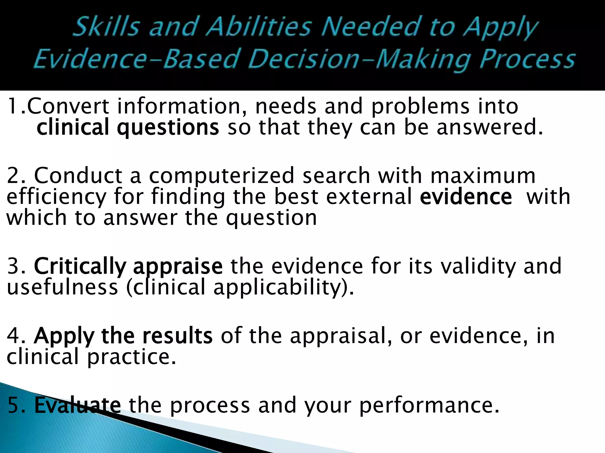 Evidence based periodontology | PPTX