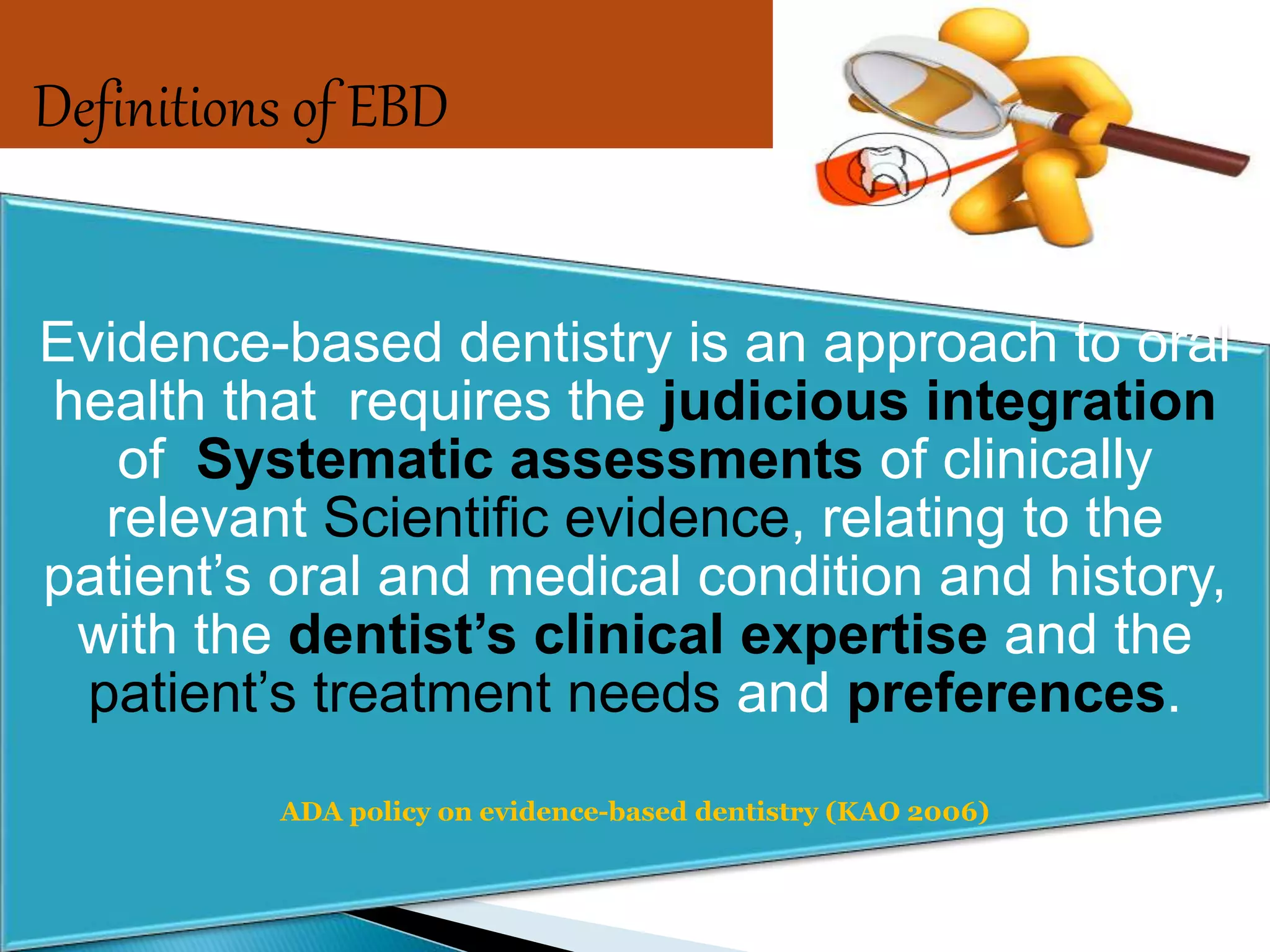 Evidence based periodontology | PPTX